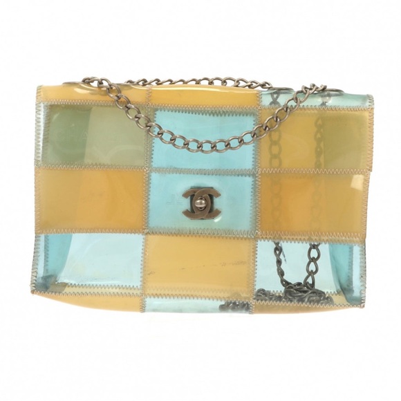 CHANEL | Bags | Vintage Chanel Pvc Handbag | Poshmark